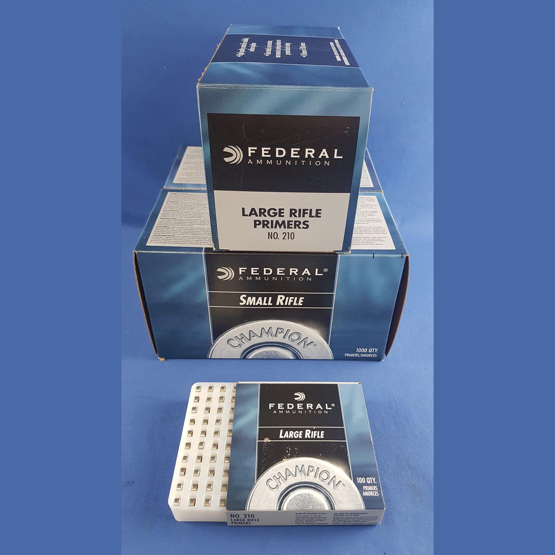 Federal 210 Large Rifle Primers - AGT Gun Trade